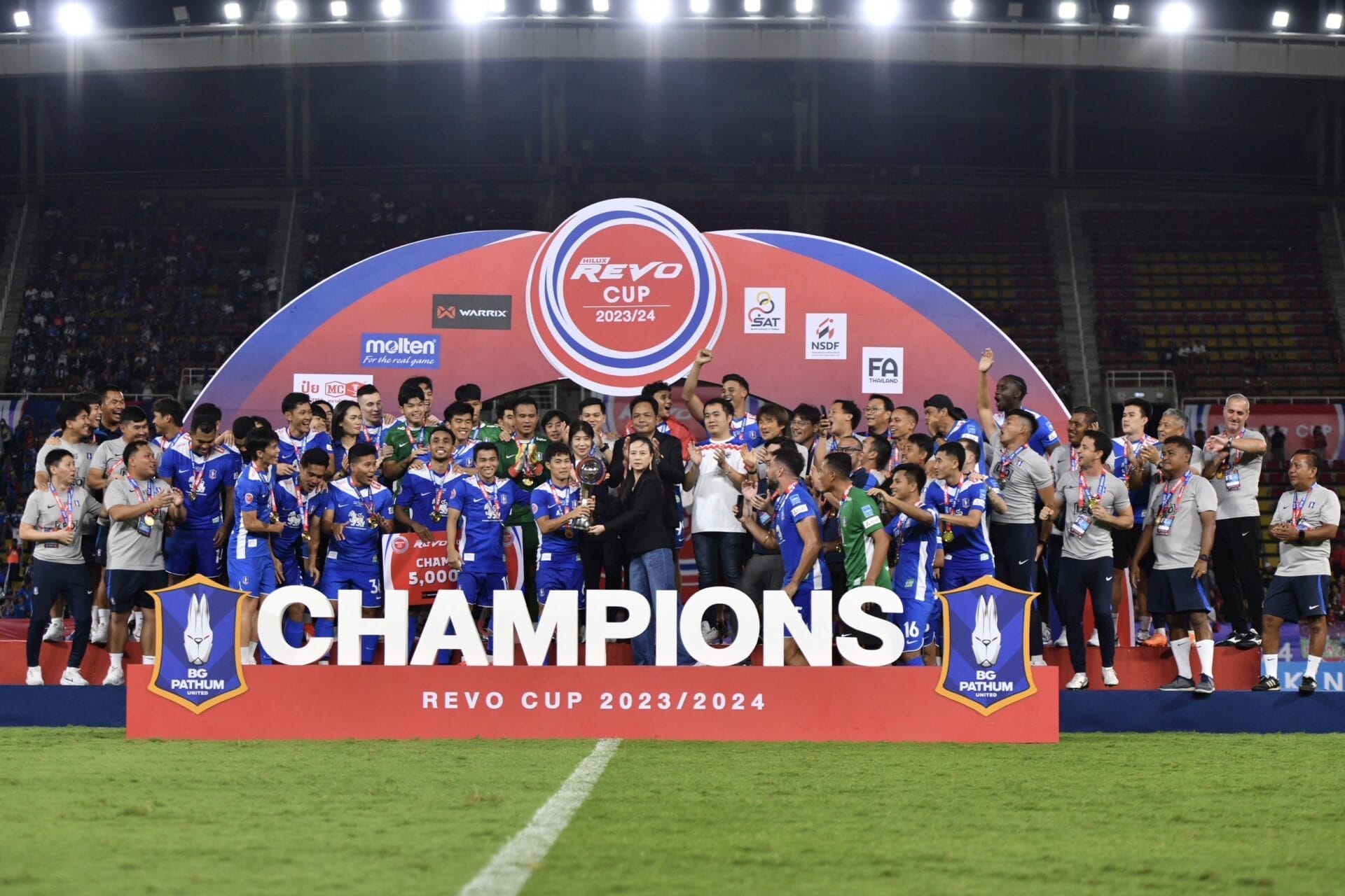 "มุ้ย" ซัดชัยทดเจ็บพา "เดอะ แรบบิท" คว้าแชมป์รีโว่ คัพ